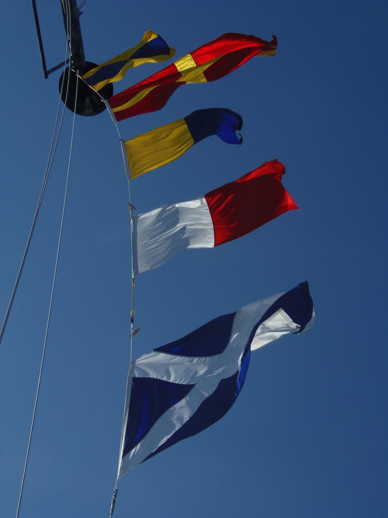 Signal Flags - TSSOM Training Cruise Blog - Maine Maritime Academy