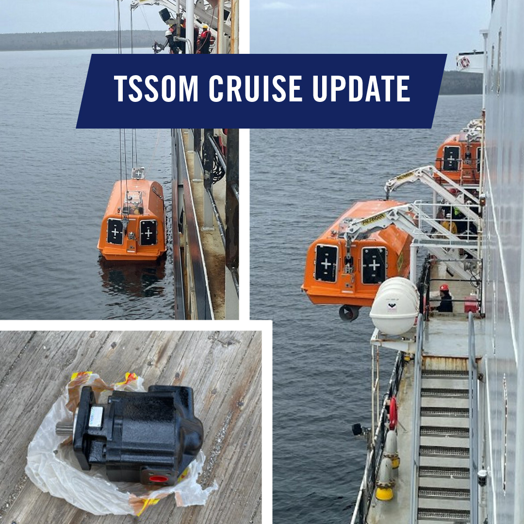 Day 17: Lifeboat 4's Pump Installed - TSSOM Training Cruise Blog ...