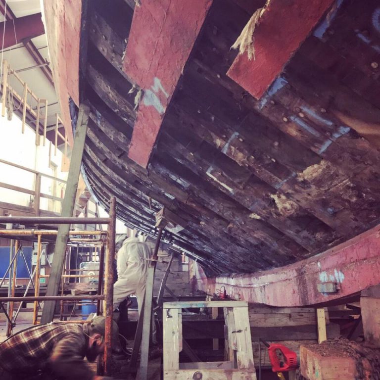 Starboard Side looking aft - Waterfront - Maine Maritime Academy